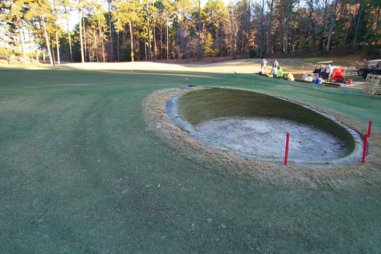 EcoBunkers Added to Talamore Golf Club | Village of Pinehurst Golf